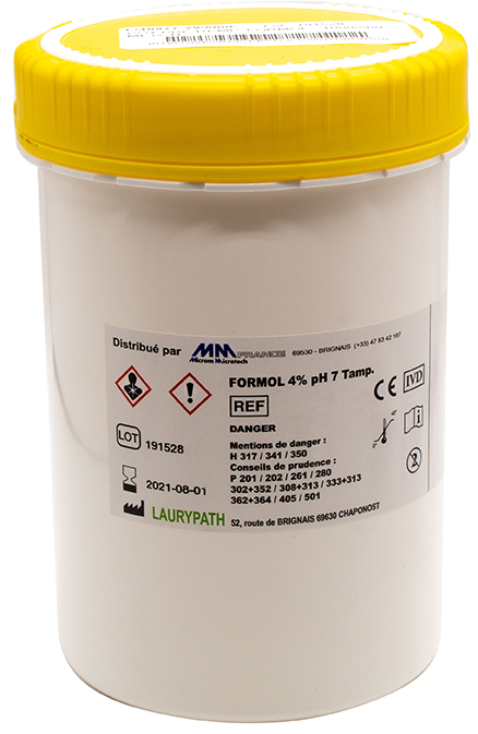 FORMOL - FLACONS, POTS, SEAUX PRÉ-REMPLIS • FIXATION & TRANSPORT ...